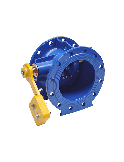 AC.MO Tilting check valve with lever and counterweight